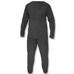 Mil-Tec Thermofleece Set m. Rundhals Shirt schwarz , Gr&ouml;&szlig;e M