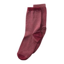 Only Socken 'ONLELENA' Damen Gr&ouml;&szlig;e 36/41 weinrot