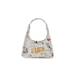 Desigual Schultertasche Damen Gr&ouml;&szlig;e One Size gelb / rot / schwarz / offwhite