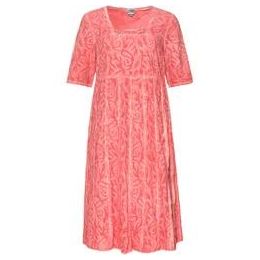DW-Shop Baumwoll-Kleid, koralle, 48