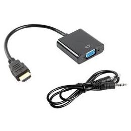 Lanberg HDMI-A auf VGA + Audio Kabel - 20 cm