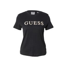 Guess T-Shirt 'CLELIA' Damen Größe S camel / schwarz