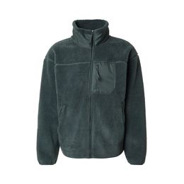 ABOUT YOU Fleecejacke 'Diego' Herren Größe M dunkelgrün