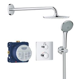 Grohe Grohtherm Unterputz-Duschsystem mit Thermostat, 34734000,