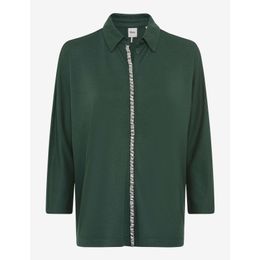 Brax Damen Shirt Style CELIA M midnight forest, dunkelgrün, Gr. 34