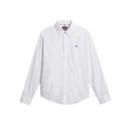 Napapijri Button Up Shirt 'G-Graie 1' male White size 3XL