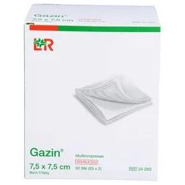 Gazin Mullkomp.7.5x7.5 cm Steril 8Fach 50 ST