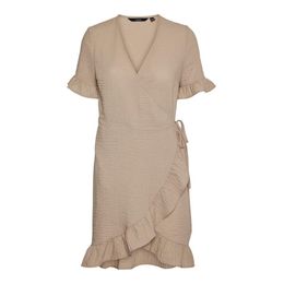 Véro Moda VERO MODA Kleid 'CHRIS' Damen Größe 38 dunkelbeige Winterkleid