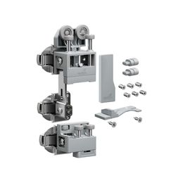 Hettich Set WLL PC, schwer, m. SA , links, grau (9339352)