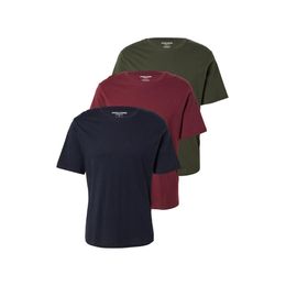 Jack & Jones JACK & JONES T-Shirt Herren Größe S marine / oliv / weinrot