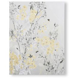 Leinwandbild Laura Ashley "Spring Blossom", grau (farbe bild(er): grau), Leinwandbild, 1 Stk., MDF, Bilder, Leinwandbild, Leinwandbild 80x60cm
