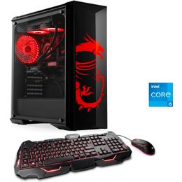 CSL Gaming-PC-Komplettsystem "HydroX V29558 MSI Dragon Advanced Edition", Energieeffizienz: E (A-G), schwarz, Microsoft Windows 11 Home (64 Bit), 16 GB RAM 500 GB SSD, Computer_Komplettsysteme