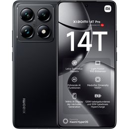 Xiaomi Smartphone "Xiaomi 14T Pro 512GB", schwarz (titan schwarz), 512 GB, Mobiltelefone