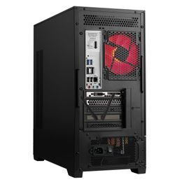 CSL Gaming-PC-Komplettsystem "AeroVision V24406", Energieeffizienz: E (A-G), schwarz, Microsoft Windows 11 Home (64 Bit), 32 GB RAM 1.000 GB SSD, Computer_Komplettsysteme