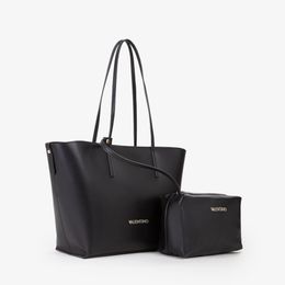 Valentino Handbags Shopper VALENTINO BAGS "SHOPPING SAMY RE", Damen, Gr. B/H/T: 31cm x 29,5cm x 14cm, nero, Polyurethan, Taschen, Henkeltasche, Schultertasche, Handtasche Damen