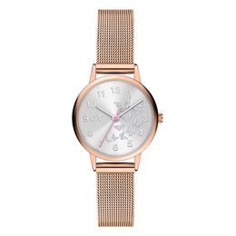 Quarzuhr Cool Time "The Cool Butterfly", roségoldfarben, Armbanduhren, Kinder, Armbanduhr, Edelstahlarmband, Kinderuhr, Mädchen, analog