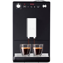 Melitta Kaffeevollautomat "Solo E950-201, schwarz", schwarz, B:45,5cm H:30,3cm T:20cm, Kaffeevollautomaten, Perfekt für Café crème & Espresso, nur 20cm breit