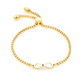 Armband "Infinity", Damen, Gr. Metall, gold (golden), Collezione Alessandro, Armbänder