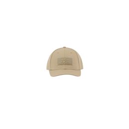 Trucker Cap Alpha Industries "Velcro Cap", Damen, Gr. onesize, beige (sand), Obermaterial: 100% Baumwolle, Caps
