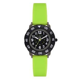 Quarzuhr Cool Time, grün, Armbanduhren, Kinder, Armbanduhr, Silikonarmband, Kinderuhr, Junge, analog