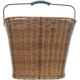 Fahrradkorb SACHSENRAD "Lenkerkorb mit Tragegriff", braun, Taschen, Kinder, B/H/T: 17cm x 27cm, B:17cm H:27cm