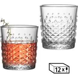 Gläser-Set Libbey "D.O.F. Glas -OCULAR- 295 ml, Ø 8,5 cm, H: 9,5 cm, 12er Set", transparent, H:9,5cm Ø:8,5cm, Glas, Trinkgefäße, hochwertig verarbeitet, im modernen Design