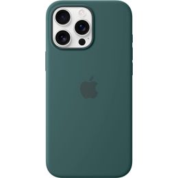 Apple Smartphone-Hülle "iPhone 16 Pro Max Silikon Case mit MagSafe", grün (seegrün), iPhone 16 Pro Max, Hüllen
