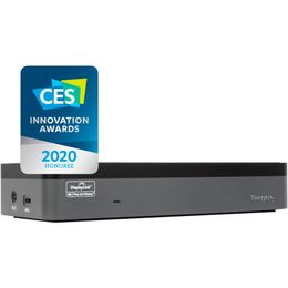 Targus Laptop-Dockingstation "USB-C Universal Quad 4K (QV4K) Docking Station", grau, B:20mm H:15mm T:30mm, Dockingstationen