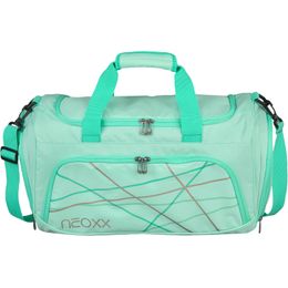 Sporttasche neoxx "Move, Mint To Be", Kinder, Gr. B/H/T: 43cm x 26cm x 24cm, grün (mint to be), Polyester, Taschen, teilweise aus recyceltem Material