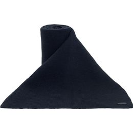 Strickschal Chillouts "Grayson Scarf", Damen, blau (navy), Strick, Obermaterial: 48% Viskose, 28% Polyester, 24% Polyamid, unifarben, Modetücher, Größe: 170 x 34 cm, vielseitig tragbar für verschiedene Styles