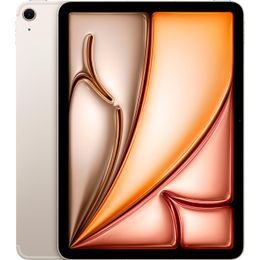 Apple Tablet "11" iPad Air Wi-Fi + Cellular (2025)", Energieeffizienz: G (A-G), beige (starlight), 512 GB,mit eSIM, Tablets_EBookReader