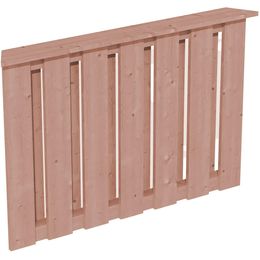 Skan Holz Br&uuml;stungsgel&auml;nder SKANHOLZ "Deckelschalung", beige (natur), H:84cm L:120cm, Gel&auml;nder