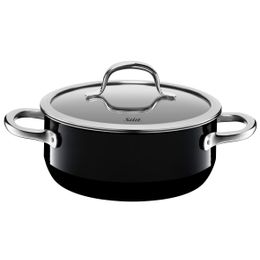 Bratentopf Silit "Passion Black", schwarz, H:8,4cm Ø:20cm, Töpfe, Made in Germany