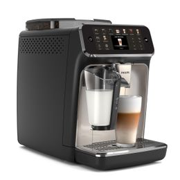 Philips Kaffeevollautomat "EP5547/90 5500 Series, 20 Kaffeespezialitäten (heiß oder eisgekühlt)", schwarz verchromt, B:24,6cm H:37,1cm T:43,3cm, Kaffeevollautomaten, LatteGo-Milchsystem, SilentBrew Technologie, Schwarz verchromt, Topseller