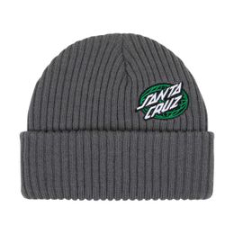 Beanie Santa Cruz "GLOBAL OVAL DOT BEANIE", Herren, storm grau, Obermaterial: 100% Polyacryl, Mützen