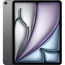 Apple Tablet "13" iPad Air Wi-Fi + Cellular (2025)", Energieeffizienz: G (A-G), grau (space grau), 512 GB,mit eSIM, Tablets_EBookReader