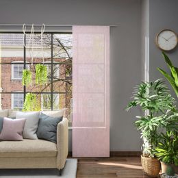 Neutex for you! Schiebegardine NEUTEX FOR YOU "Libre-ECO", lila (flieder), B:60cm H:165cm, Jacquard, Polyester, Gardinen, nach Maß