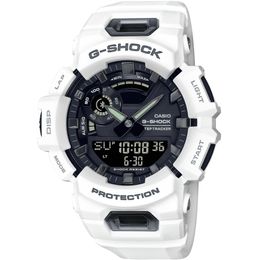 Smartwatch Casio G-SHOCK "GBA-900-1AER", weiß, Smartwatches, Smartwatch, Armbanduhr,Herren,Bluetooth,Schrittzähler,digital, bis 20bar wasserd.