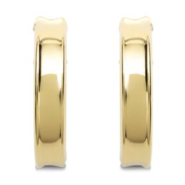Paar Creolen Amor "2014203", gold (gelbgoldfarben), Ohrringe, Damen, 23mm, Gelbgold 375