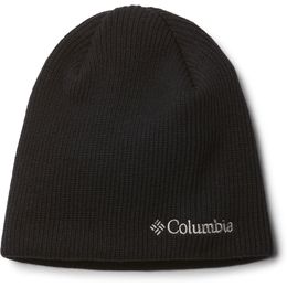 Strickmütze Columbia "WHIRLIBIRD WATCH CAP BEANIE", Herren, Gr. - (53,5/59), schwarz (schwarz, schwarz), Strick, Kunstfaser, unifarben, Mützen