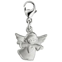 Charm Engel Jobo "Schutzengel", silber (silber 925), Charms, Damen, Silber 925 (Sterlingsilber), 925 Silber