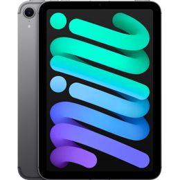 Apple Tablet "iPad mini 2024 Wi-Fi + Cellular 128GB", Energieeffizienz: E (A-G), grau (space grau), 128 GB, Tablets_EBookReader