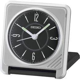 Reisewecker Seiko "QHT015A", silber (silberfarben), Wecker, Wecker, Piepalarm, inkl Batterie