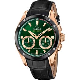 Chronograph Jaguar "Connected Special Edition", schwarz, Armbanduhren, Herren, Armbanduhr, Quarzuhr, Herrenuhr, Saphirglas, Stoppfunktion