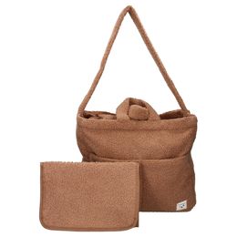Wickeltasche Vadobag "Care Sofia Loyal Love", Damen, Gr. B/H/T: 15cm x 52cm x 38cm, braun, Kunstfaser, unifarben, Taschen, mit geräumigem Hauptfach