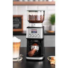 Gastroback Kaffeemühle "42643 Design Digital", schwarz (edelstahl, manschette mit kunststoff schwarzem grundkorpus), B:12,8cm H:34cm T:20cm, Kaffeemühlen