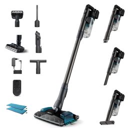 Philips Nass-Trocken-Sauger "XC8055/01 Aqua Plus 8000 Series „Alleskönner“", blau (dunkelpetrol), Mehrzwecksauger, mit bis zu 80 Minuten Laufzeit und adaptiver Saug- und Wischdüse