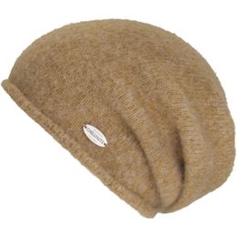 Beanie Chillouts "Lino Hat", Damen, beige, Obermaterial: 78% Polyester, 12% Polyamid, 6% Wolle, 4% Elasthan, Mützen