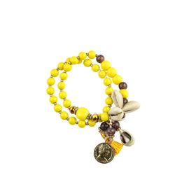 Armband "Bangalore", Damen, Gr. Glas, gelb, Collezione Alessandro, Armb&auml;nder Armband