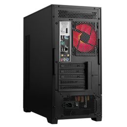 CSL Gaming-PC-Komplettsystem "AeroVision V24462", Energieeffizienz: E (A-G), schwarz, Microsoft Windows 11 Home (64 Bit), 32 GB RAM 1.000 GB SSD, Computer_Komplettsysteme